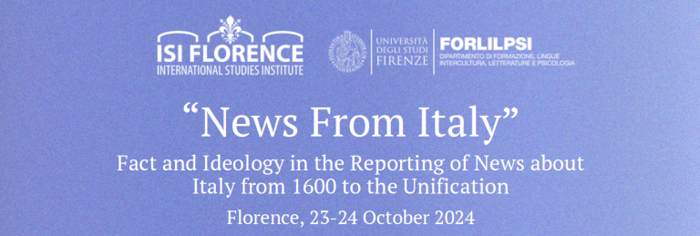 Fact & Ideology in Italian News: An Early Modern Perspective - ISI ...